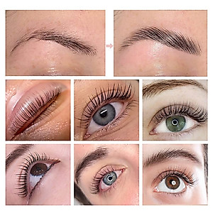 Brow Lamination Kit,Lash Lift and Eyebrow Lamination Kit,Professional Brow & Lash Perm Kit,Fuller & Thicker Brows Long-lasting for 6-8 Weeks,Instant Lifting and Curling,Suitable for Salon & Home Use