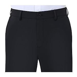 Lion Nardo Mens Stretch Dress Pants Slim Fit Dress Pants for Men Expandable Waist Casual Dress Pants Athletic Golf Pants