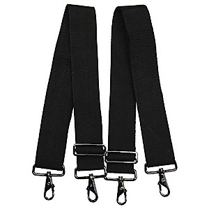 Adjustable Protective Nylon Criss-Cross Belly Straps — Set of 2 Belly Straps That Adapt to Motion and Tension — Comes in Sizes S,M, L, XL (Pony)