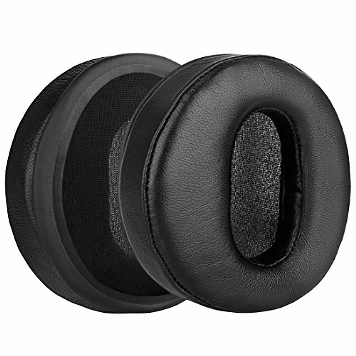 Geekria Elite Sheepskin Replacement Ear Pads for DENON AH-D2000, D5000, D5200, D7000, D7200, D9200 Headphones Earpads, Headset Ear Cushion Repair Parts (Black)