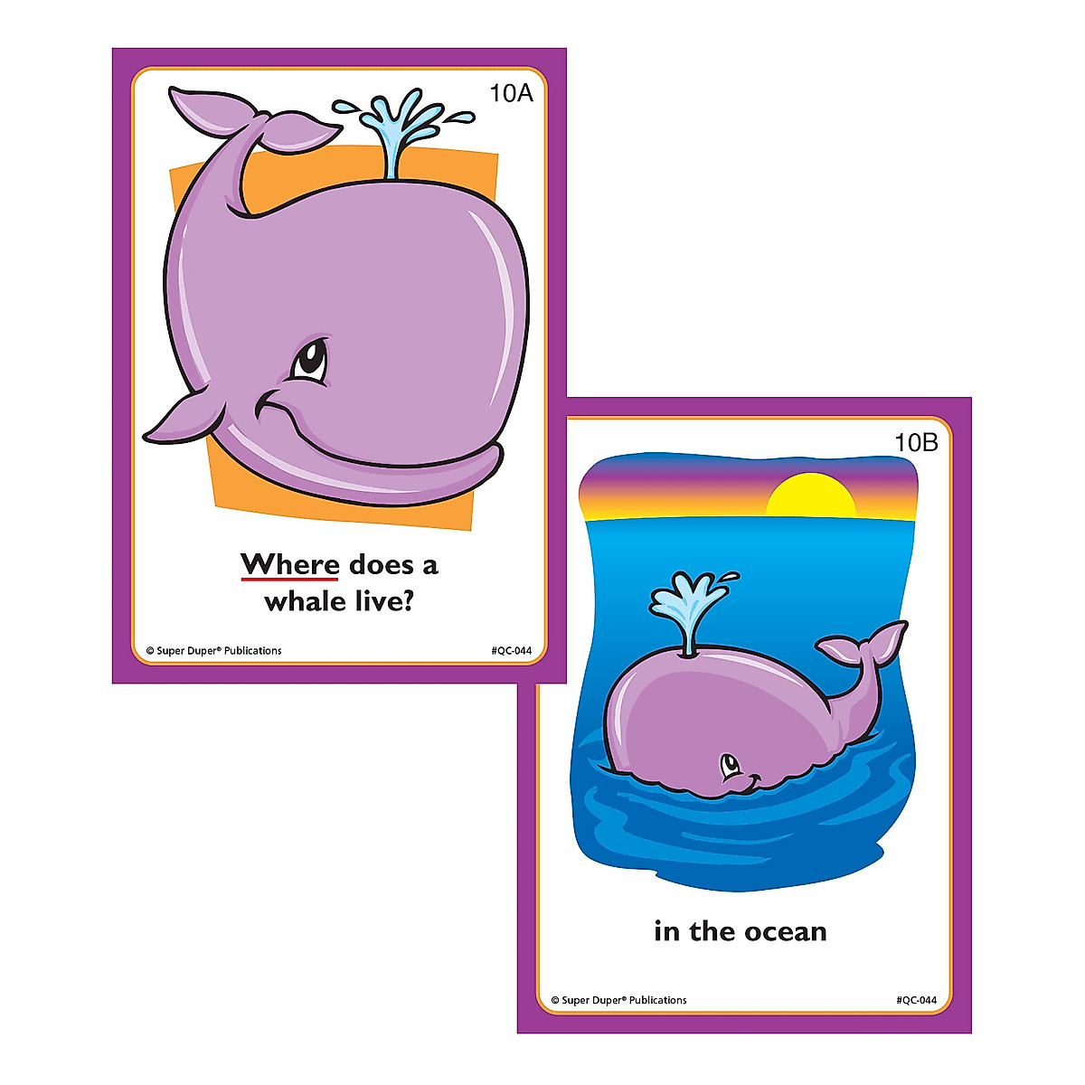 Super Duper Publications | Ask and Answer® Where Questions Fun Deck | Communication and Language Processing Skills Flash Cards | Educational Learning Materials for Children