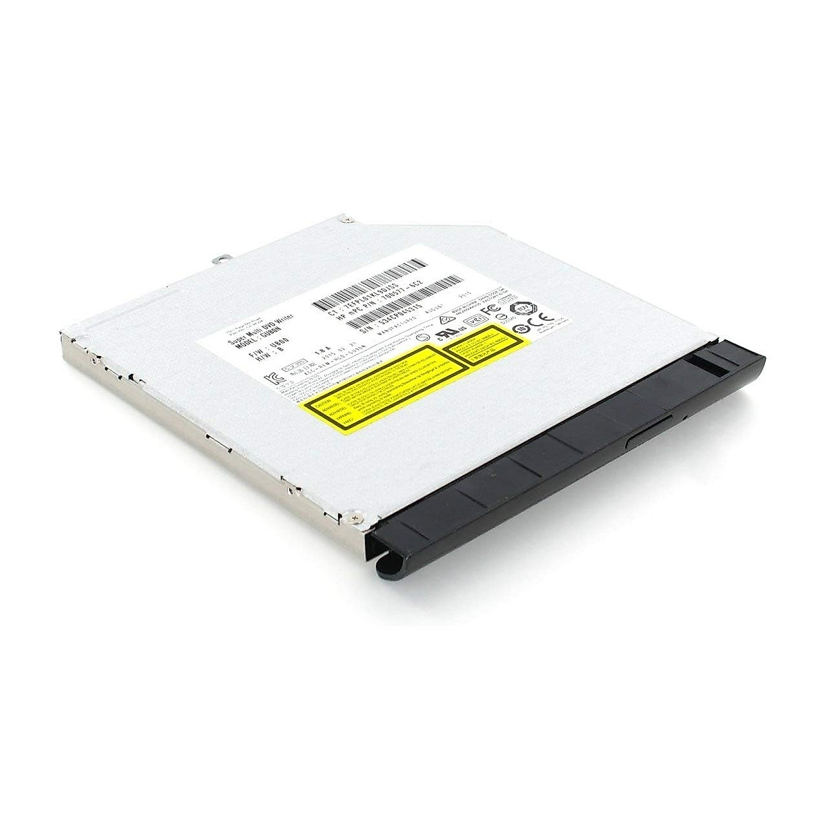 HP 858505-001 DVD/CD Rewritable Drive for Laptop, USB, SATA, 8x Write, 8X DVD/24X CD Read, Plastic, Windows/macOS