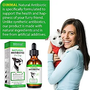 Natural Antibiotics for Dogs - Pet Antibiotic - Healing Aid and Skin Repair for Wounds, Sores, and Abrasions, Helps with Itchy and Irritated Skin - Duck Flavor