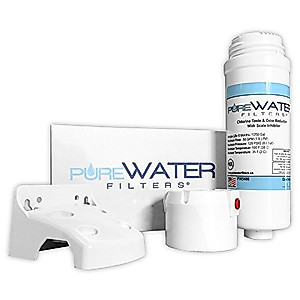 Water Filter Kit Compatible with Keurig B150, K150, B155, K155, K2500, K3000, B3000, B3000SE, K3500, K4000 (Filter, Housing Head, Mounting Bracket with Screws) by PureWater Filters