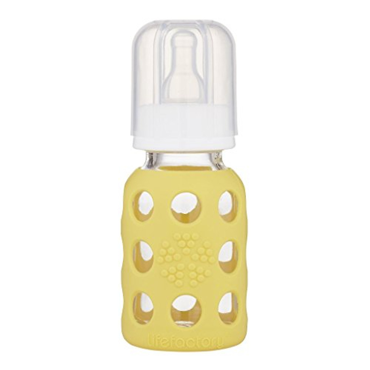 Lifefactory 4oz Glass Baby Bottle 2pk - Banana/Cantaloupe