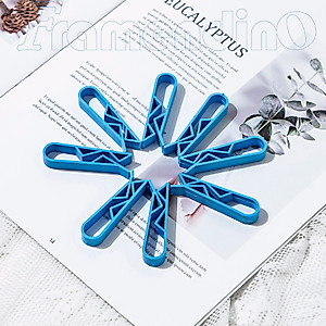 Framendino, 10 Pack Garbage Bin Clips Trash Bag Clips Plastic Washroom Trash Can Bag Clips Waste Basket Garbage Bin Clamp Rubbish Bag Clips Anti-Slip Fixation Clip Holder for Home Office