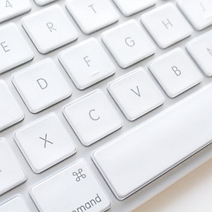 ProElife Ultra Thin Silicone Keyboard Protector Cover Skin for Apple Wireless Keyboard with Bluetooth MC184LL/B (Model A1314, U.S Layout) (Not Fits Magic Keyboard), Transparent