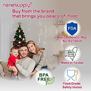 Nenesupply 21mm Flanges 2pc Compatible with Spectra S1 S2 Synergy Gold Motif Luna Breastpumps Replacement to Spectra Pump Parts and Spectra Flange 21mm Replace S2 Parts and Accessories Clear