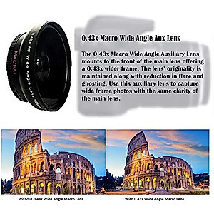 Nikon D7500 20.9MP DSLR Digital Camera w/AF-P DX NIKKOR 18-55mm f/3.5-5.6G VR Lens & AF-P DX 70-300mm f/4.5-6.3G ED Lens + 2 Pcs SanDisk 64GB Memory Card + Accessory Bundle (Black) (Renewed)