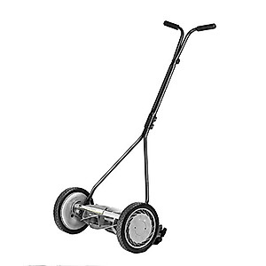 American Lawn Mower Company 1415-16 16-Inch 5-Blade Push Reel Lawn Mower, Gray