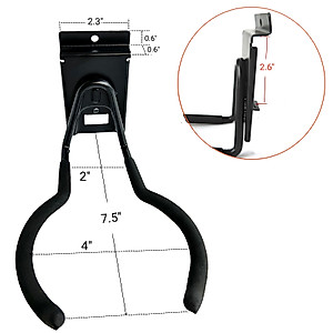 ATOOLA Power Tool Organizer for Slatwall, Garage Hooks for Hanging Yard Tools, Anti-Slip Weedeater Rack and Trimmer Holder, Versatile Slat Wall Drill Holder, 620 Series Slatwall Hooks