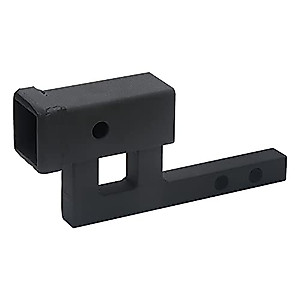 LCGP Dual Receiver Extender Trailer Towing Hitch Extension for 2 Inch Receivers with 4 Inch Rise/Drop Adapter Bike Racks