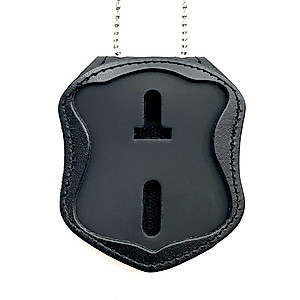 Perfect Fit Shield Wallets Boston Police Belt Clip Badge Holder with Neck Chain