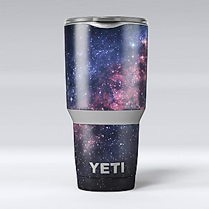 Design Skinz Subtle Pink Glowing Space - Skin Decal Vinyl Wrap Kit Compatible with The Yeti Rambler Cooler Tumbler Cups