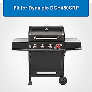 Uniflasy Cast Iron Cooking Grates for Dyna glo DGH450CRP DGH450CRP-D 4 Burner, DGH485CRP DGH474CRP 5 Burner Cooking Grid Replacement Part Kit