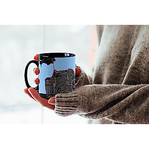 Ultra Marathon San Francisco Gifts and Souvenirs - Unique Drinkware - Ultra Marathon Race Momento - 11oz Black Ceramic Mug