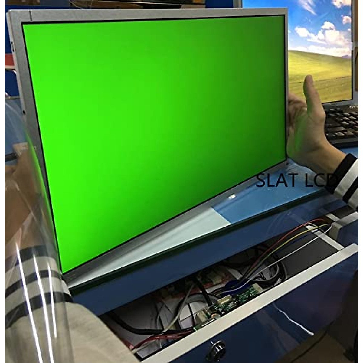 AUO 18.5 Inch LCD Panel M185XTN01.2, Replacement Screen for GAEMS Vanguard G190, for Lenovo C225 C245, with Full kit of Driver Board