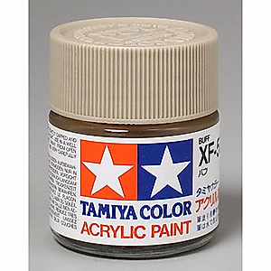 Tamiya America, Inc Acrylic XF57, Flat Buff, TAM81357