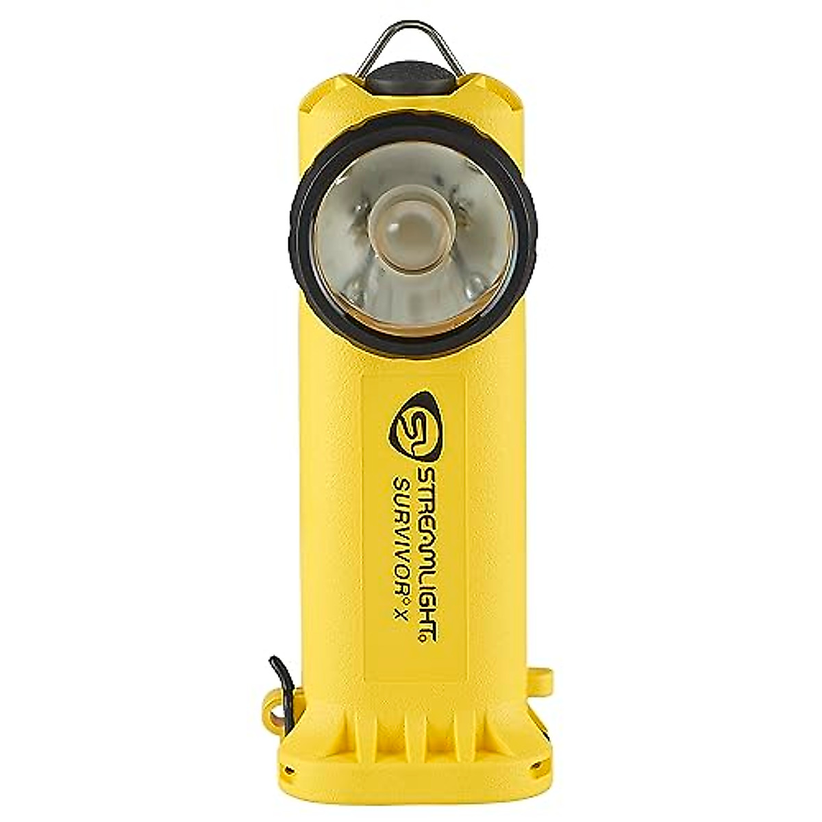 Streamlight 90244 Survivor X USB 250-Lumen USB Rechargeable Right-Angle Firefighter's Flashlight With SL-B26 Battery Pack, Yellow