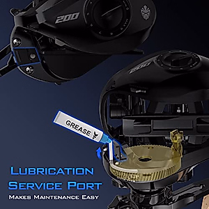 KastKing Megatron 200 Baitcasting Reel, 6.4:1 Gear Ratio, Right Handed