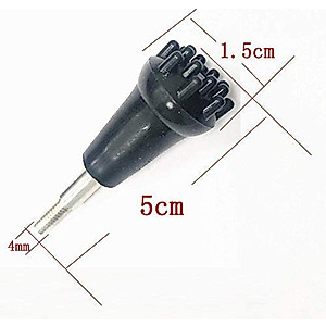 cqwsbsy 6Pcs Hunting Small Game Blunt Judo Broadheads 100 Grain Soft Rubber Archery Practice Tip Point