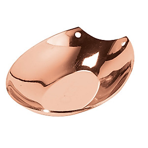 Oggi Copper Plated Stainless Steel Spooner Spoon Rest, 5.25" x 3.5", 7635.12