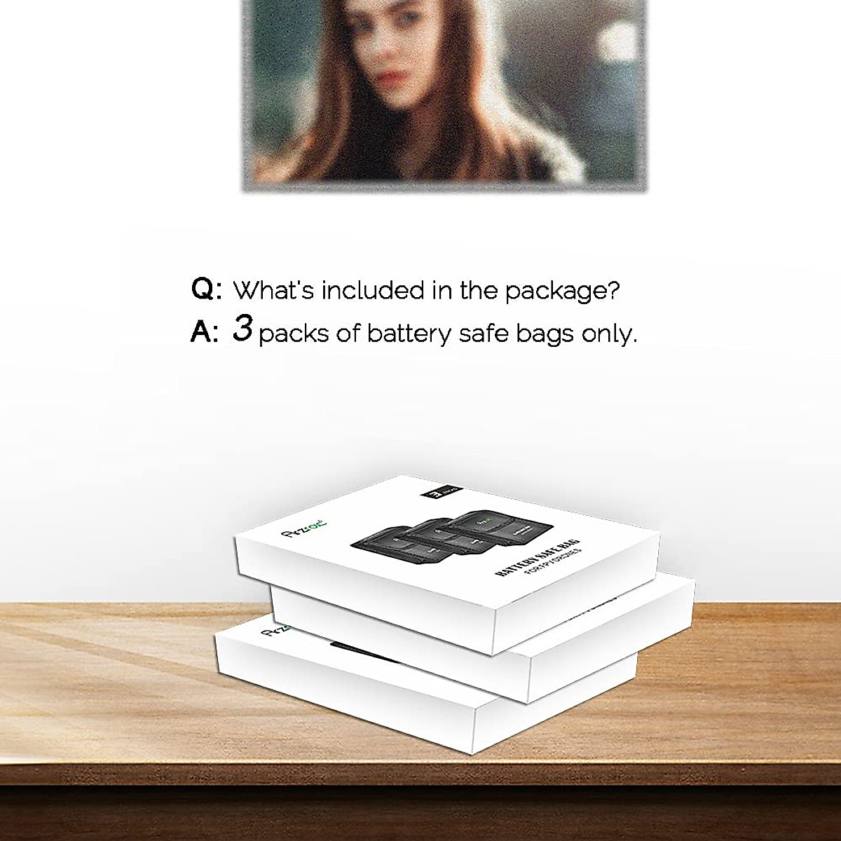 Arzroic Battery Safe Bag Fireproof Case for DJI FPV Drone Accessories Battery Holder Protector