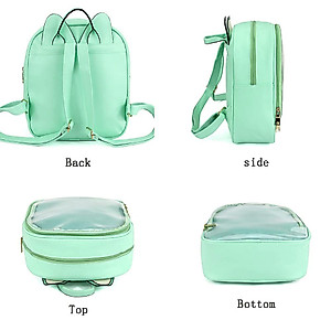 STEAMEDBUN Ita Bag Backpack with Insert Cat ears Pin Display Backpack Collector Bag for Anime Cosplay