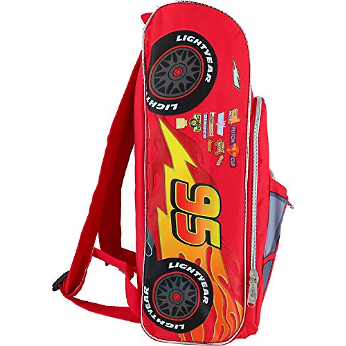 Pixar Cars Lightning McQueen Shape 16 inch Large School Backpack