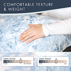 Where The Polka Dots Roam Colorful Tie Dye Bedding Set, Twin Sheets for Girls, Kids, Teens and Adults, Wrinkle Resistant, Super Soft Bed Sheets. Fun Bedding in Blue, White