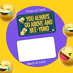 70 Kudos Punny Cards – Funny Pun Humor Thank You Appreciation & Recognition Blank Back Postcard – School Lunch Box Kids Notes – Business Employee Motivational Bulk Gift – Teacher Reward Stationary