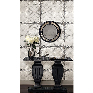 NuWallpaper Vintage Tin Tile Peel & Stick Wallpaper