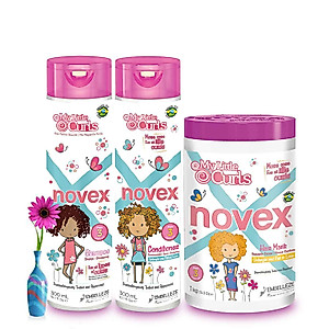 NOVEX Shampoo 10.1oz + Conditioner 10.1oz + Mask 35oz Set (My Little Curls)