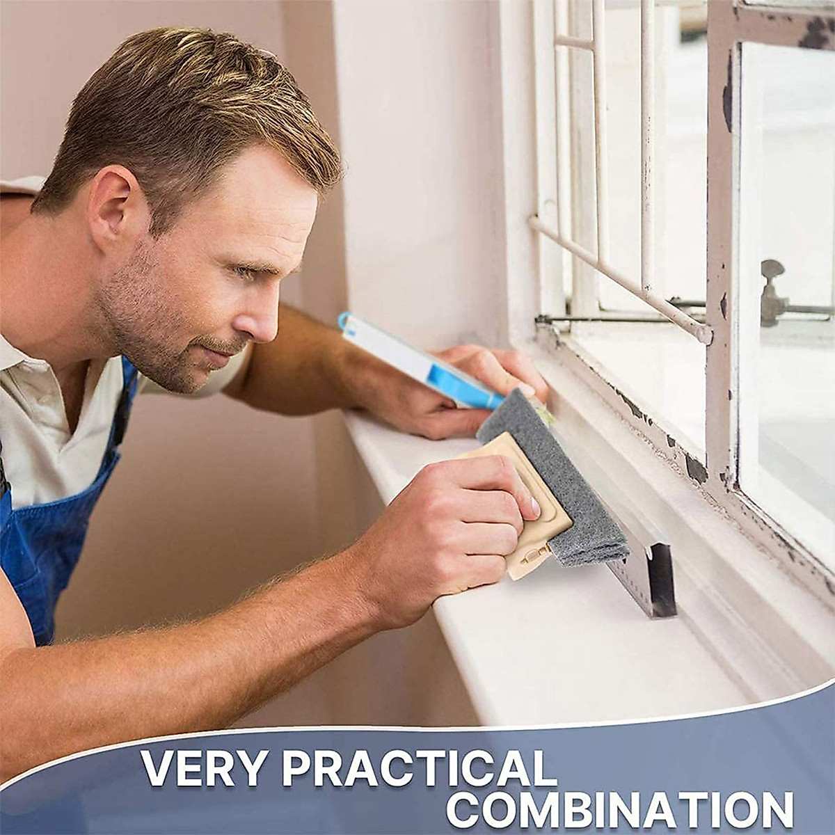 5pc Magic Window Cleaning Brush, Window Groove Cleaning Brush, Premium Window Cleaner, Household Cleaning Tools, Shower Cleaning Brush, for Shower Doors House Glass.etc Cleaning Supplies