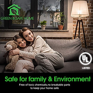 Energetic Lighting LED Light Bulbs 60 Watt Equivalent, A19, Warm White 3000K, E26 Base, Non-Dimmable, 750lm, UL Listed, 16-Pack