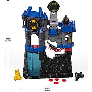 Fisher-Price Imaginext DC Super Friends Batman Toy, Wayne Manor Batcave Playset with Figure & Batcyle for Pretend Play Kids Ages 3+ Years (Amazon Exclusive)