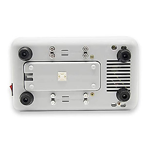 Huanyu Manual Optical Lens Edger Hand Mill Edging Machine Processing Grinder Grinding Machine Milling Machine, Rough & Fine & V Shape Groove (110V)