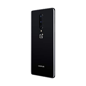 OnePlus 8 (5G) Dual-SIM IN2013 128GB/8GB RAM (GSM + CDMA) Factory Unlocked Android Smartphone (Onyx Black)- International Version