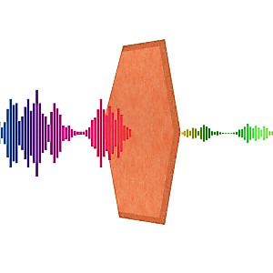 ZHERMAO 6 Pack Acoustic Panels Sound Proof Padding,14 X 13 X 0.4 Inches Sound Dampening Panels Bevled Edge Sound Panels, Used in Wall Decoration and Acoustic Treatment（Hexagon) (Pink)