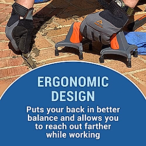 EasyLean Trowel Support Tool, Handy Hand Tool for Flooring, Drywall, Cement, and Adhesive Application, Support Tool for Floor Installers with Anti-Slip Spare Feet - Joyful Flappers