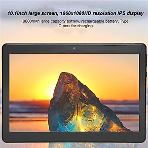 10.1 Inch IPS Display Tablet, 64GB Internal Storage, 10 Core CPU Processor 4GB RAM and 64GB Internal Storage, 2.4G/5G WiFi and 5.0BT Connection Suitable for Children to Read, Browse(USA)