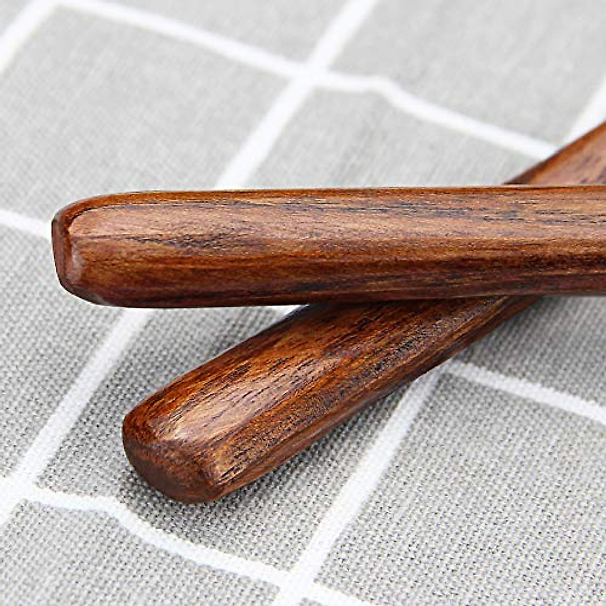 1 PC Korean Style 10.9" Long Handle Wooden Round Slotted Spoons for Jam Olive