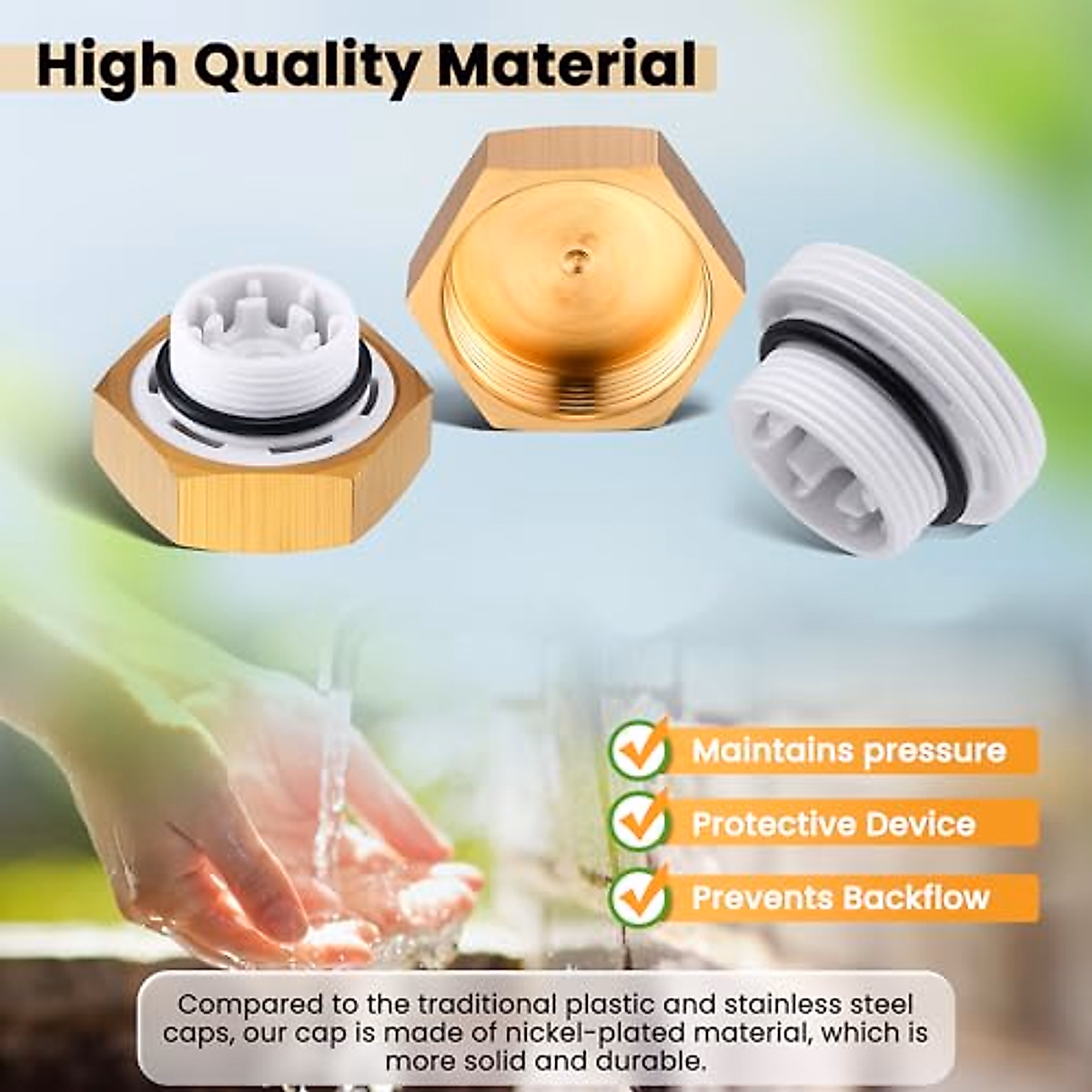 Ceoighe Anti Siphon Valve Repair Kit, Outdoor Frost Free Faucet, Vacuum Breaker Repair Kit Compatible with Legend Valve LEG-108-903 T550 T550A, Frost Free Faucet Repair Kit for Outside Faucet Repair