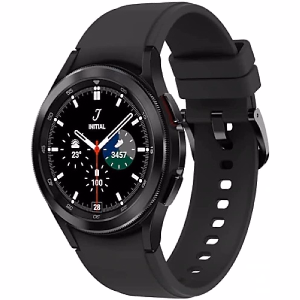 Samsung Galaxy Watch 4 Classic Smartwatch 42mm with Extra Band Included, Sleep Monitor, Black - SM-R880NZKCXAA (Renewed)