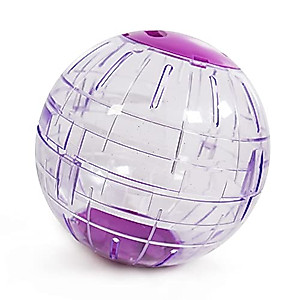 Rosewood Hamster Glitter Ball, Purple