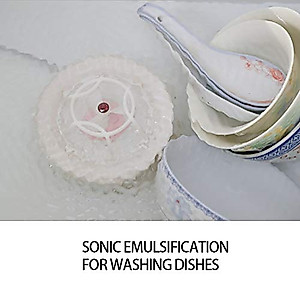 Mini Dishwasher Machine Artificial Wave Design High Pressure Wave Dishwasher USB Portable for Washing Fruit Vegetables Tableware Bowl Chopsticks,blue