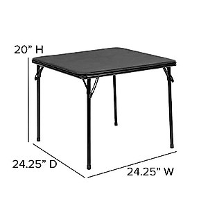 Flash Furniture Mindy Kids Black Folding Table