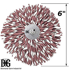 6" Grit 120 EC Star Molding Flap Sander Shank 3/16" Perfect For Sanding Difficult Curved Surfaces Wood or Metal Painting Prep Woodworking Auto Body Furniture Restoration Home/Shop (6" P120 Pack of 2)