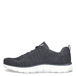 Skechers Track - Daytime Dreamer Charcoal Pink 9 B (M)