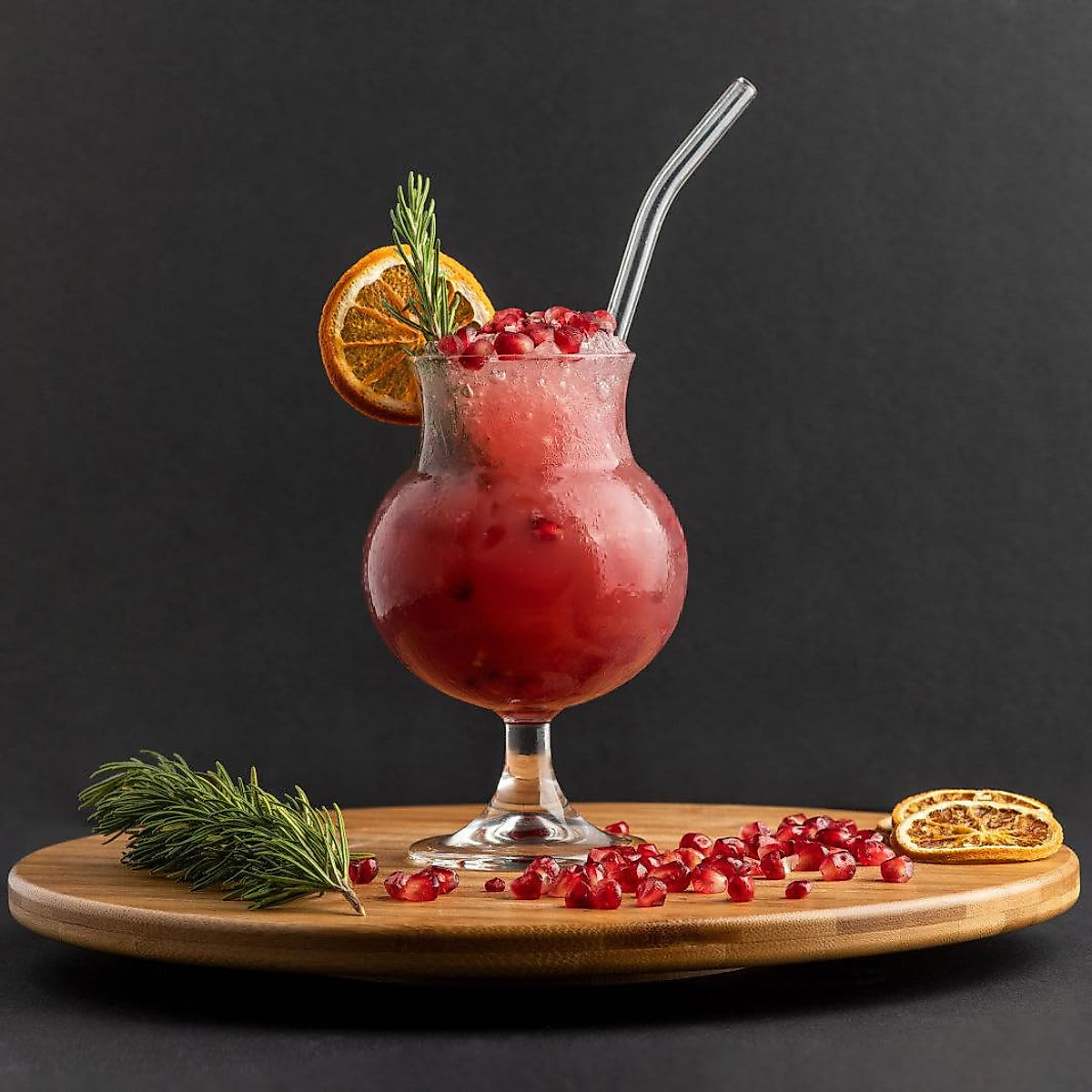 ALINK Short Bent Glass Straws, 6 in x 10 mm Reusable Clear Glass Curved Cocktail Straws for Whiskey, Coffee, Soda, Water, Pack of 8 with Brush